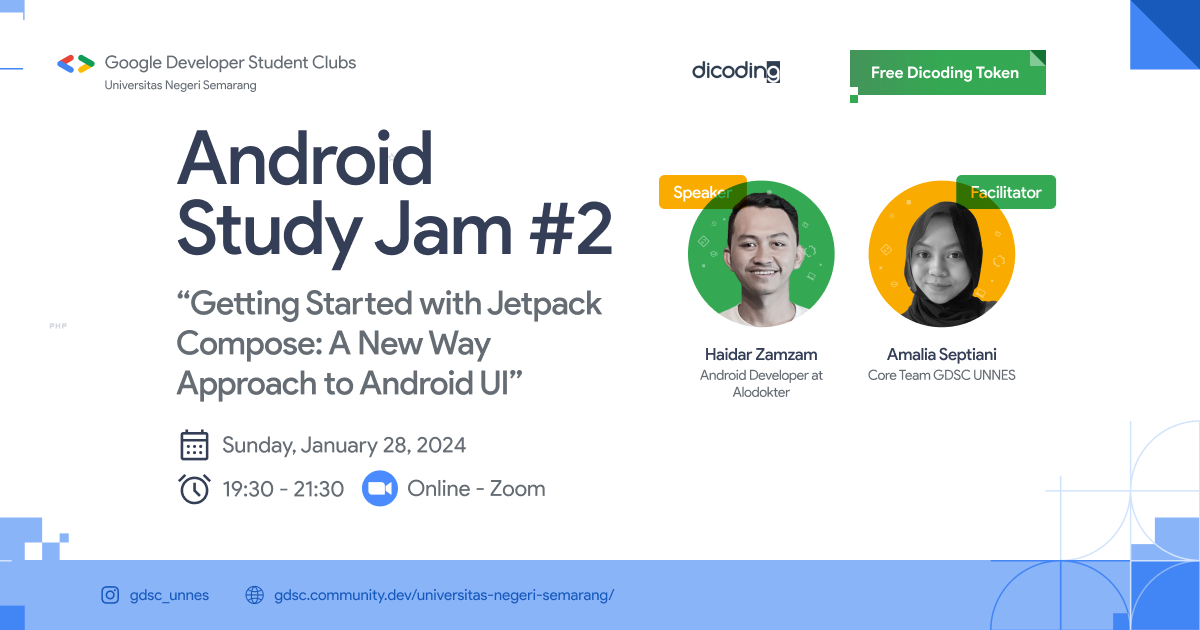 Android Study Jam #2 Getting Started with Jetpack Compose: A New Way ...
