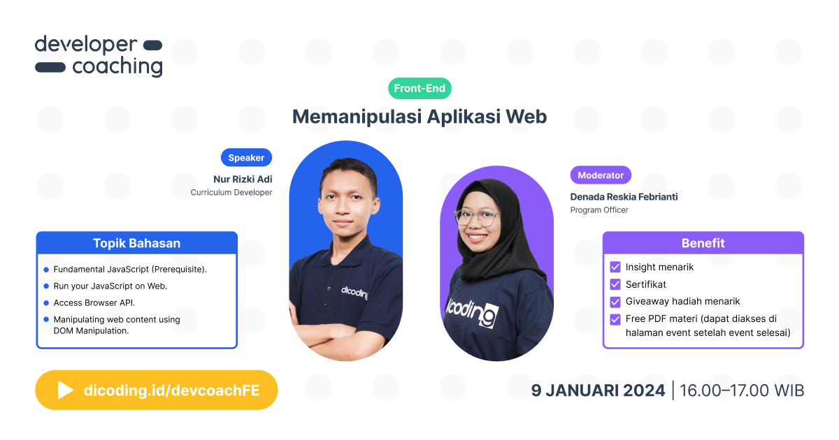 DevCoach 123 : Front-End | Memanipulasi Aplikasi Web - Dicoding Indonesia