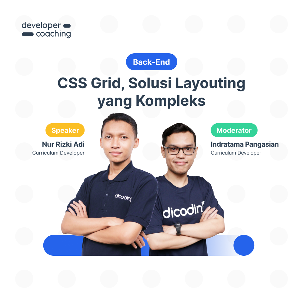 DevCoach 130 : Front-End | CSS Grid, Solusi Layouting yang Kompleks - Dicoding Indonesia