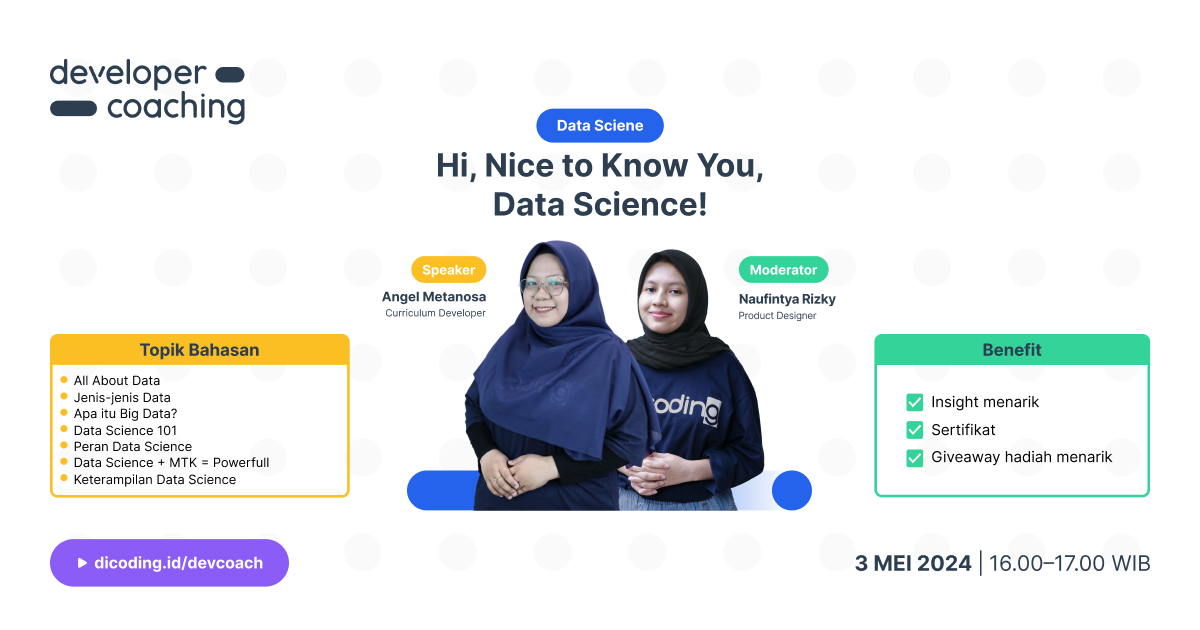 DevCoach 149 : Data Science | Hi, Nice to Know You, Data Science ...