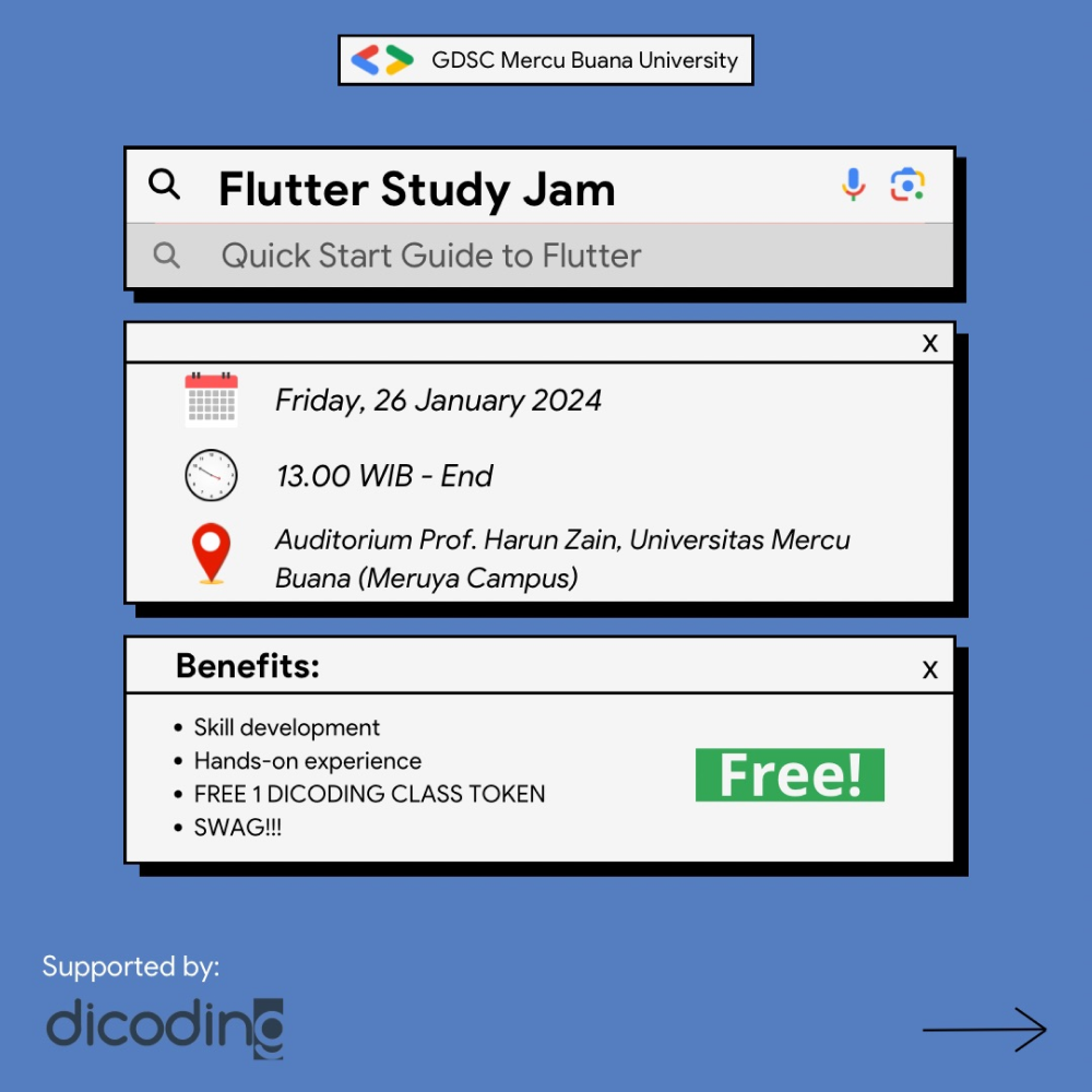 Flutter Study Jam - Dicoding Indonesia