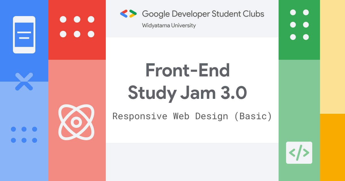 Front-End Study Jam 3.0 : Responsif Web Design (Basic) - Dicoding Indonesia