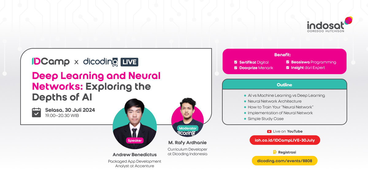 IDCamp x Dicoding Live - Deep Learning and Neural Networks: Exploring ...