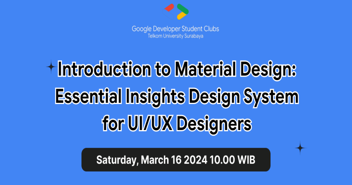 Introduction to Material Design: Essential Insights Design System for UI/UX Designers - Dicoding ...