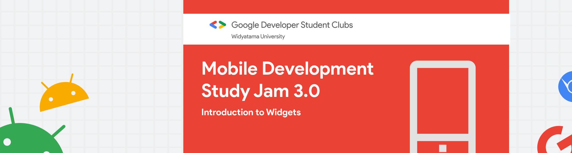 Mobile Development Study Jam 3.0 : Introduction to Widgets - Dicoding ...