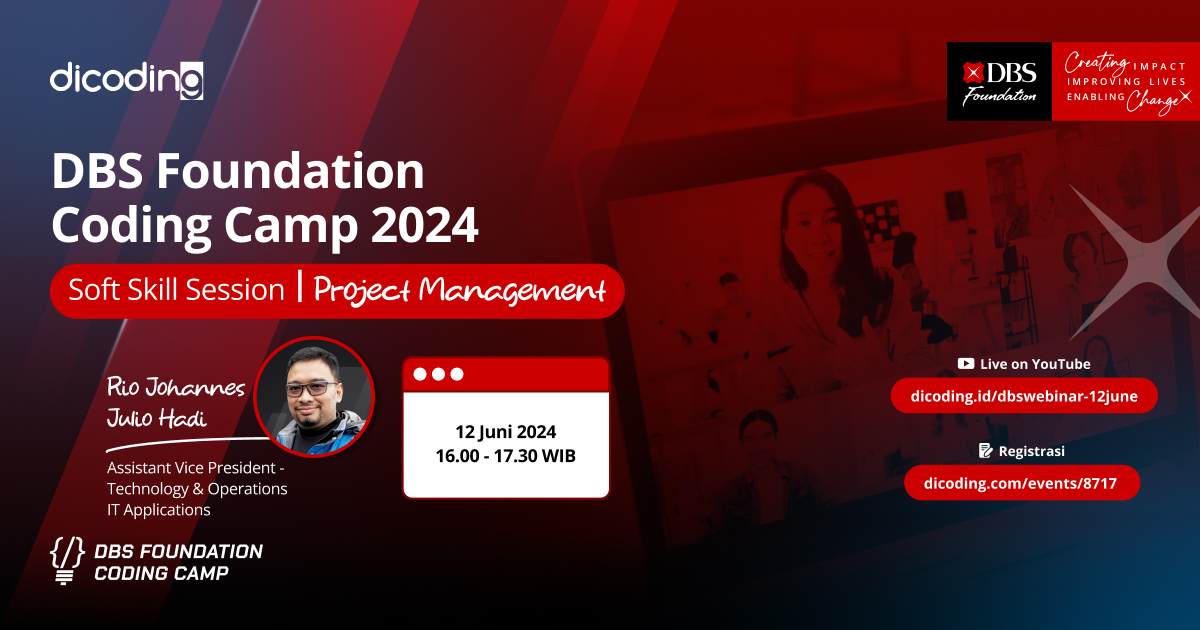 [Soft Skill Webinar #5] Project Management - DBS Foundation Coding Camp 2024 - Dicoding Indonesia