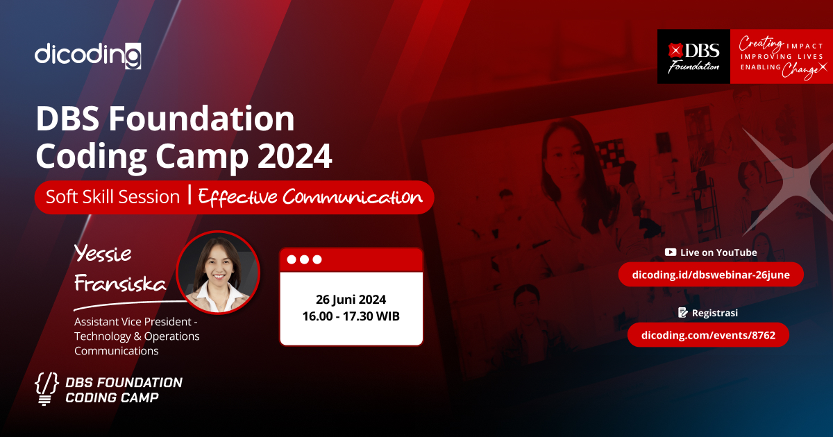 [Soft Skill Webinar #7] Effective Communication - DBS Foundation Coding ...
