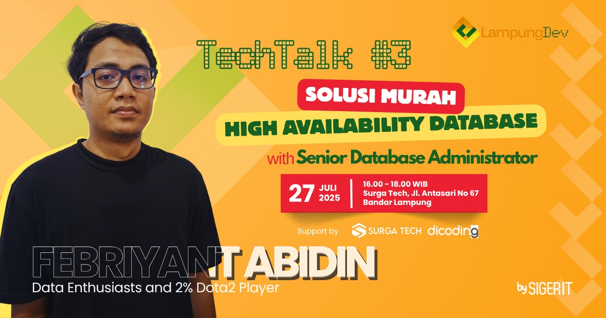 Solusi Murah High Availability Database - Dicoding Indonesia