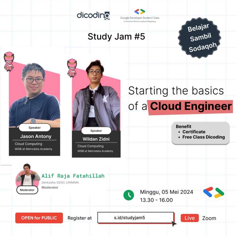 Starting the basics of a Cloud Engineer - Dicoding Indonesia