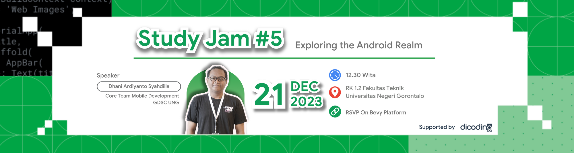 Study Jam #5 : Exploring the Android Realm - Dicoding Indonesia