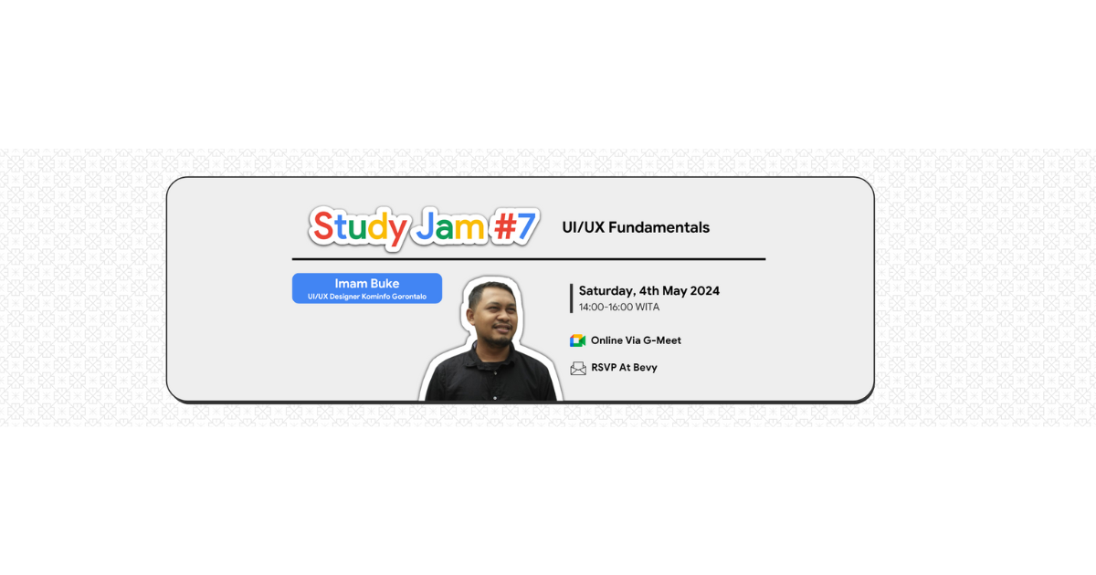 Study Jam #7 : UI/UX Fundamentals - Dicoding Indonesia