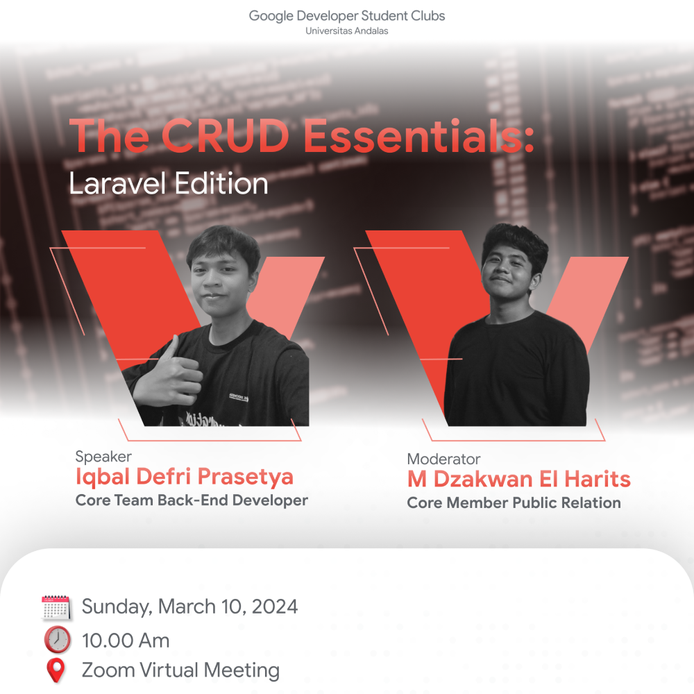 The CRUD Essentials: Laravel Edition - Dicoding Indonesia