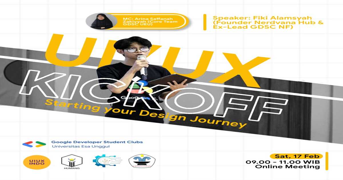 UI/UX Kickoff: Starting Your Design Journey - Dicoding Indonesia
