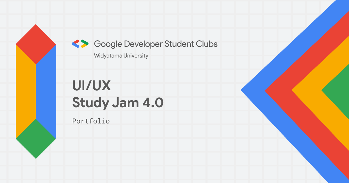 UI/UX Study Jam 4.0 : Portfolio - Dicoding Indonesia