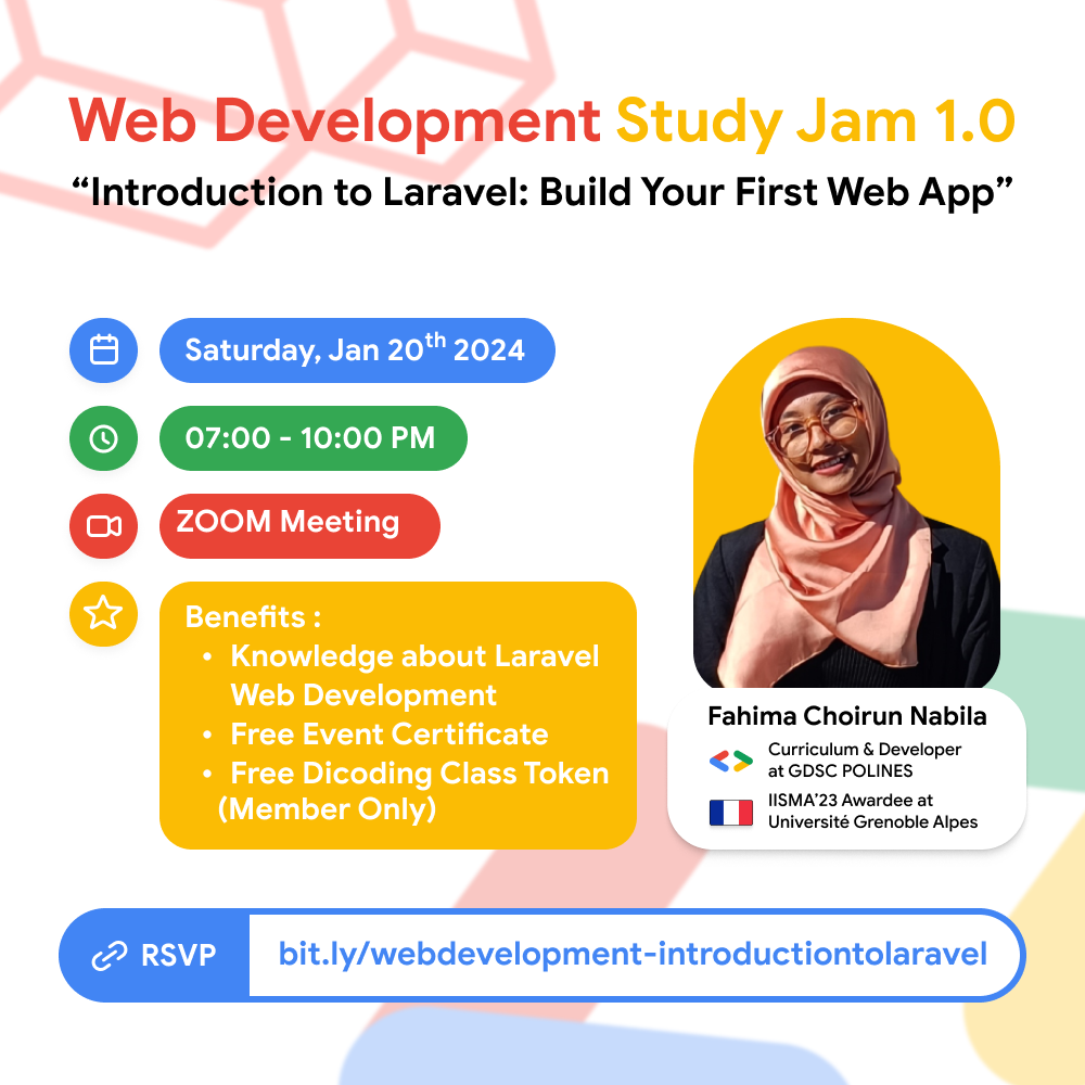 Web Development Study Jam 1.0 - Dicoding Indonesia