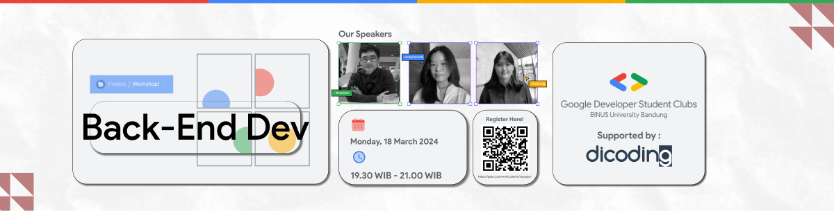 Workshop Back End Developer - Dicoding Indonesia