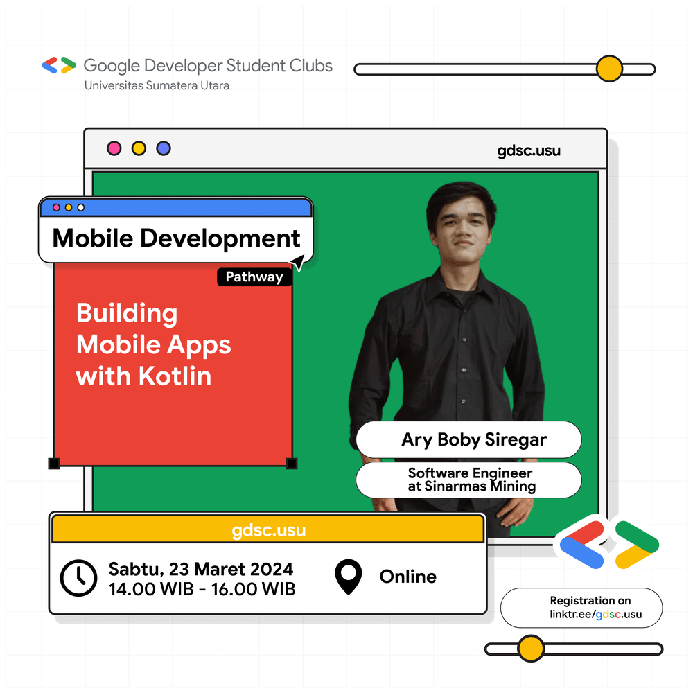 Workshop GDSC USU : Building Mobile Apps with Kotlin - Dicoding Indonesia