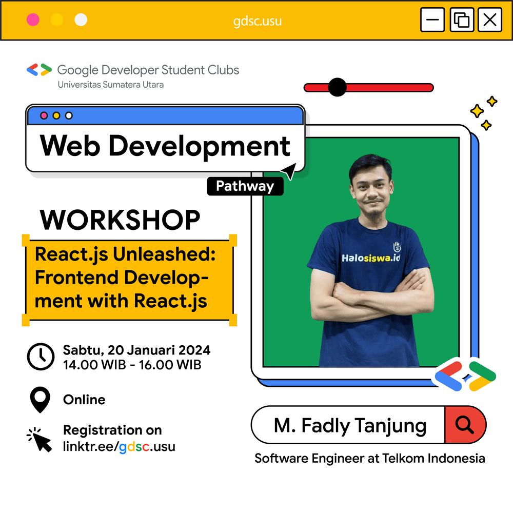 Workshop GDSC USU : React Js Unleashed - Dicoding Indonesia