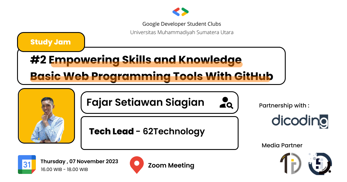 #2 Empowering Skills and Knowledge Basic Web Programming Tools With GitHub - Dicoding Indonesia