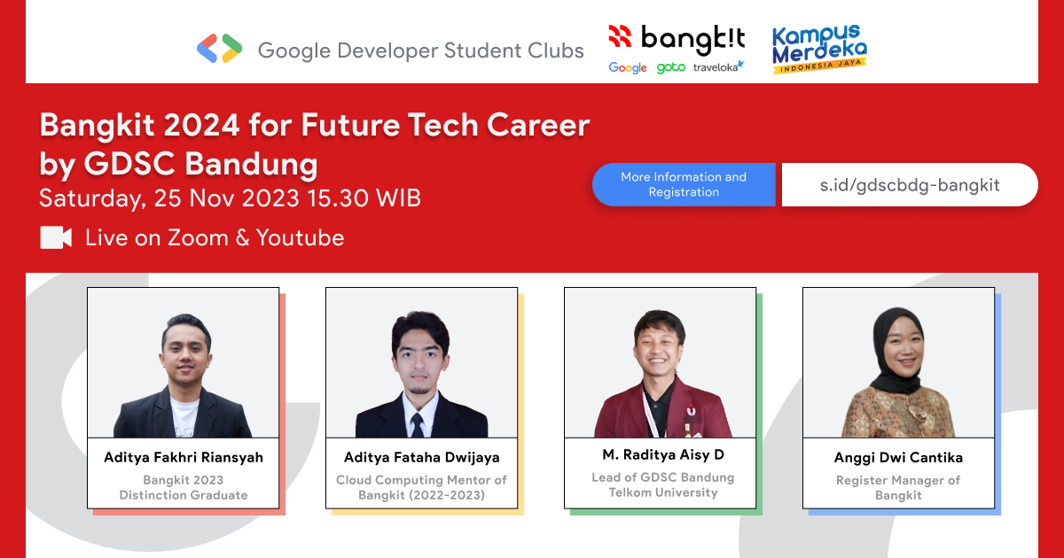 Bangkit 2024 for Future Tech Career by GDSC Bandung - Dicoding Indonesia