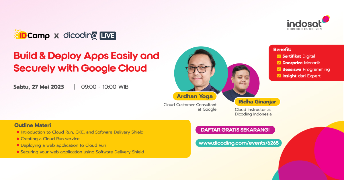 Build & Deploy Apps Easily and Securely with Google Cloud - Dicoding Indonesia