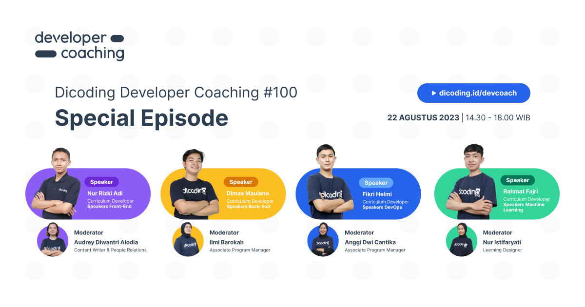 Dicoding Developer Coaching #100 | Special Episode - Dicoding Indonesia