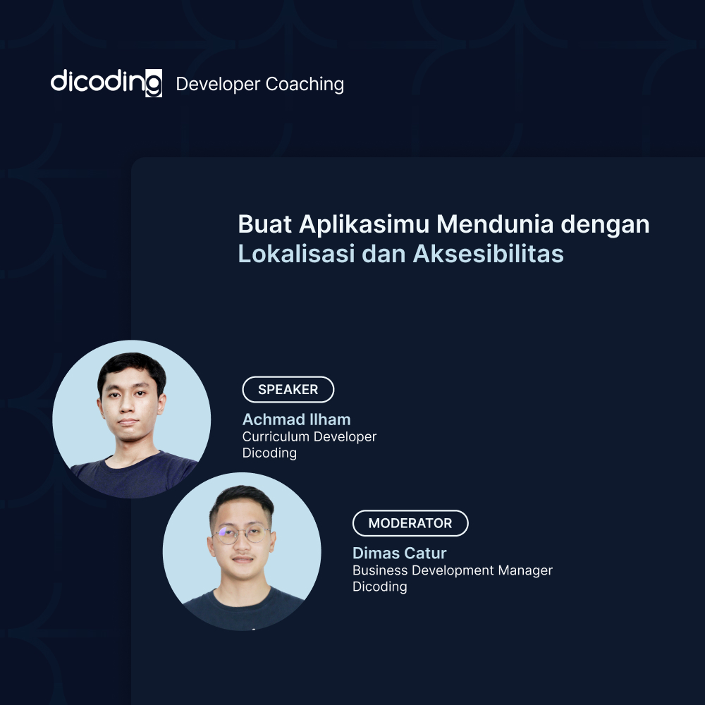 Dicoding Developer Coaching #53: Flutter | Buat Aplikasimu Mendunia dengan Lokalisasi dan ...