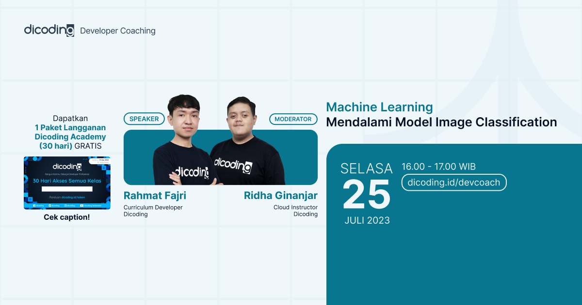 Dicoding Developer Coaching #98 : Machine Learning | Mendalami model ...