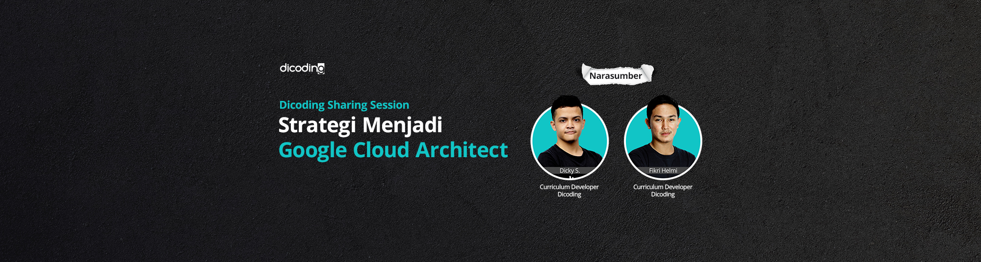 Dicoding Sharing Session : Strategi Menjadi Google Cloud Architect - Dicoding Indonesia