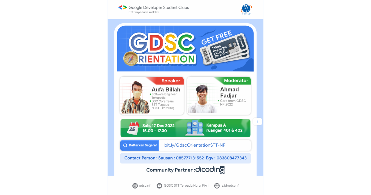 GDSC Orientation 2022 - Dicoding Indonesia
