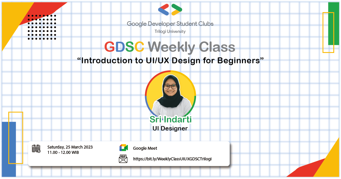 GDSC Weekly Class Introduction to UI/UX Design for Beginners - Dicoding Indonesia