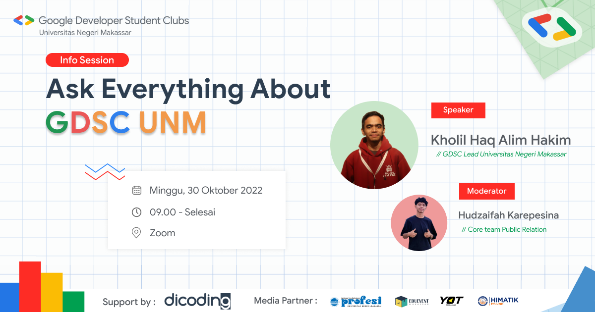 Info Session: Ask Everything About GDSC UNM - Dicoding Indonesia