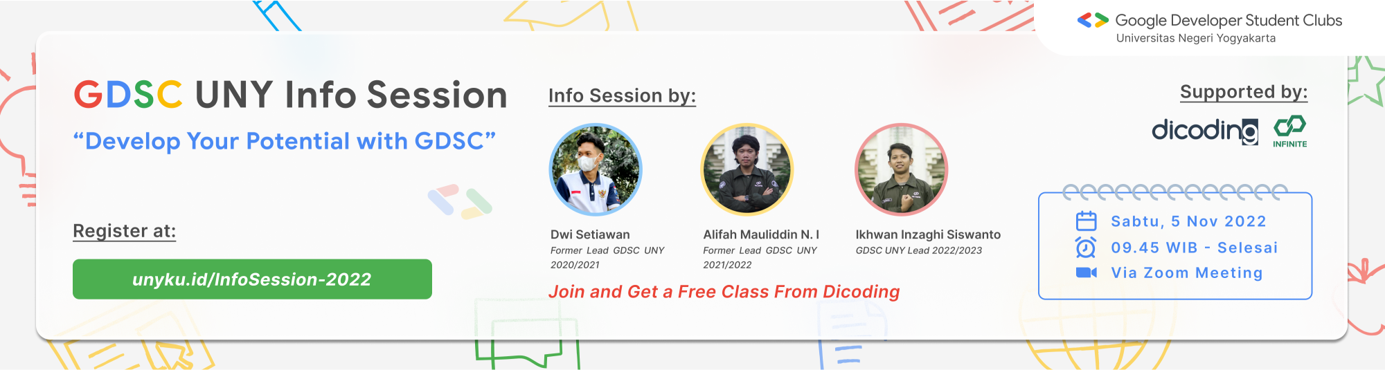 Info Session: Develop Your Potential with GDSC - Dicoding Indonesia