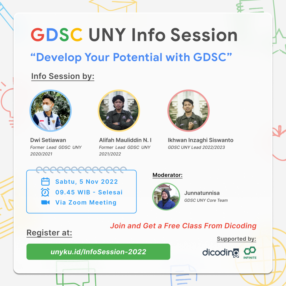 Info Session: Develop Your Potential with GDSC - Dicoding Indonesia