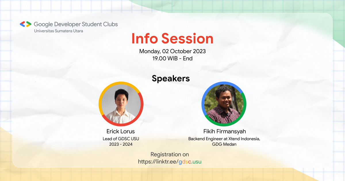 Info Session GDSC USU 2023 - Dicoding Indonesia