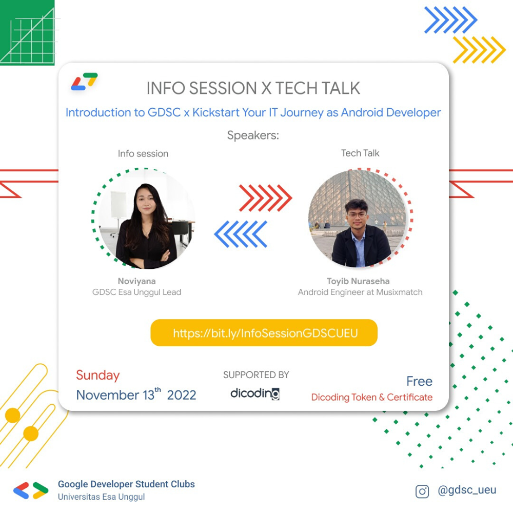 Info Session x Tech Talk: Kickstart Your IT Journey as Android ...