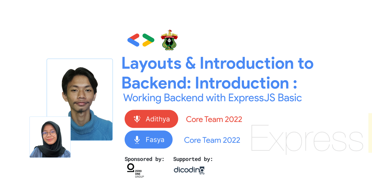 Introduction to Backend: Working Backend with ExpressJS - Dicoding Indonesia
