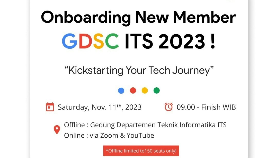 Onboarding GDSC ITS Members: Kickstarting Your Tech Journey - Dicoding Indonesia