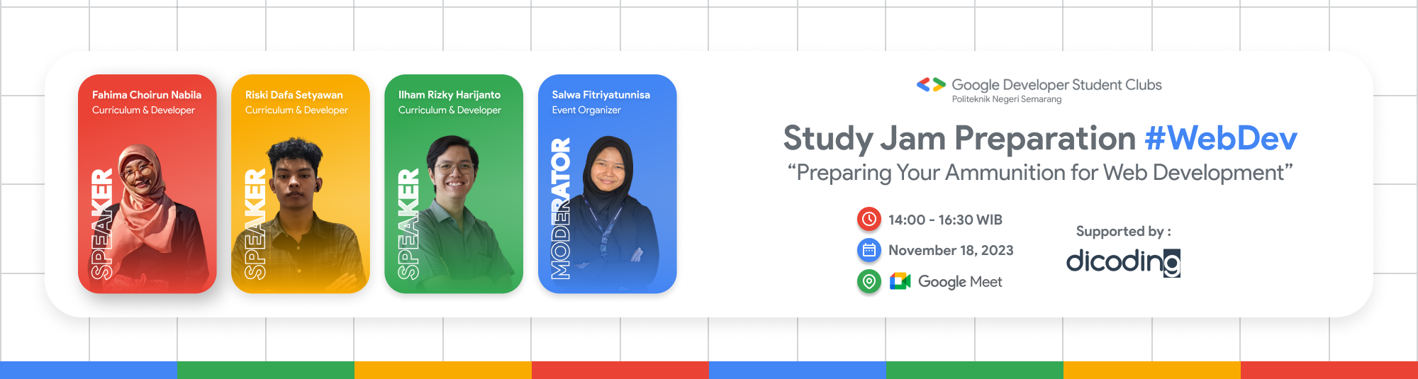 Study Jam Preparation #WebDev - Dicoding Indonesia