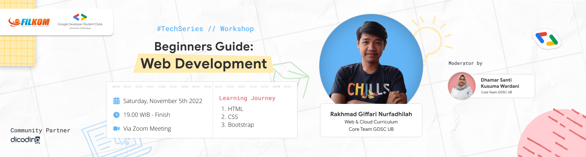 #TechSeries Workshop: “Beginners Guide: Web Development” - Dicoding Indonesia
