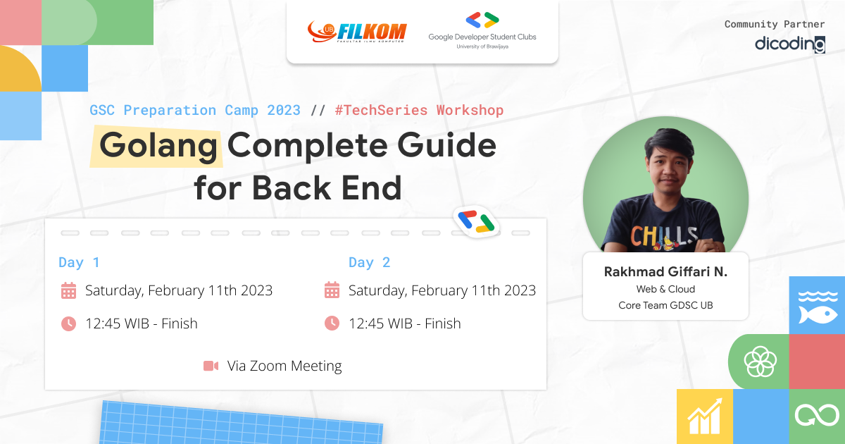 #TechSeries Workshop: Golang Complete Guide for Back End - Dicoding Indonesia