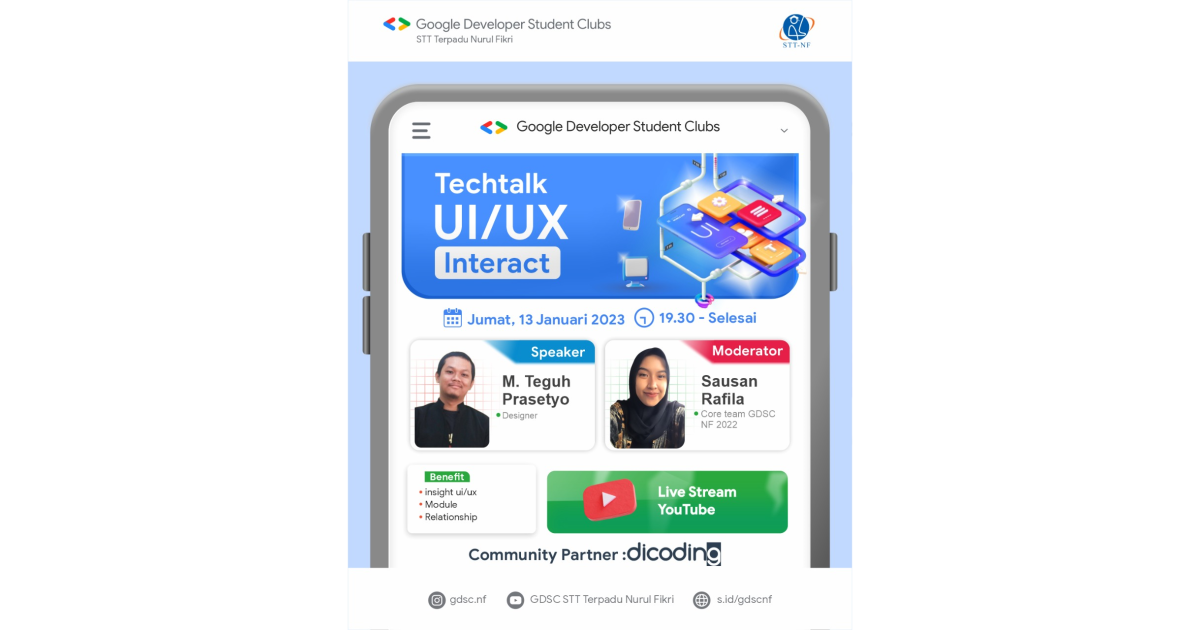 TechTalk Session : UI/UX Interact - Dicoding Indonesia