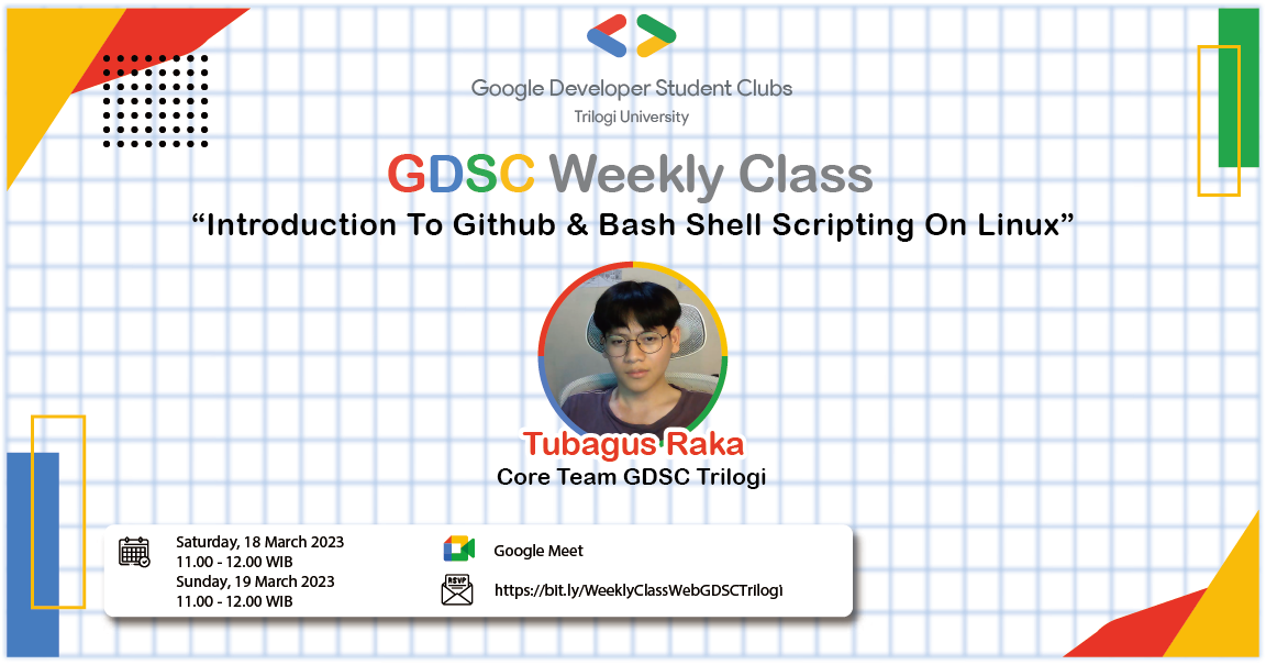 Weekly Class Introduction To Github Bash Shell Scripting On Linux Dicoding Indonesia