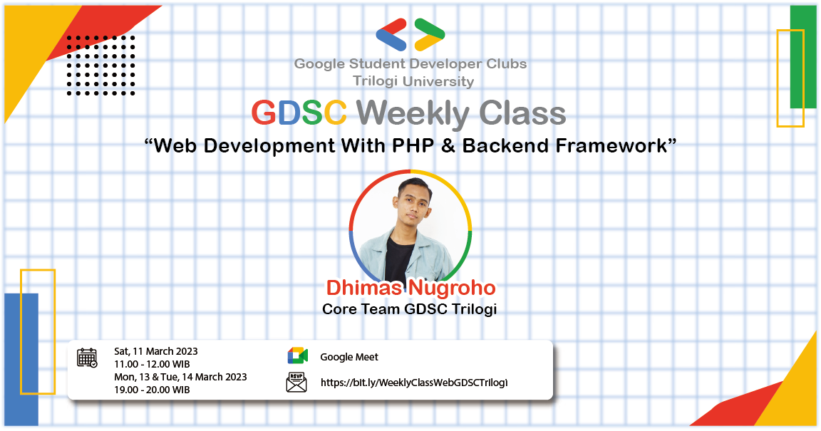 Weekly Class Web Development Web Development With PHP & Backend ...
