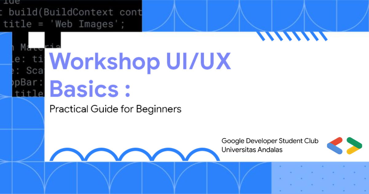 Workshop UI/UX Basics: Practical Guide for Beginners - Dicoding Indonesia